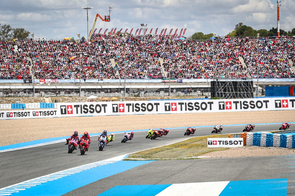 Device ban, aero reined in: MotoGP's 2027 rules unveiled - The Race