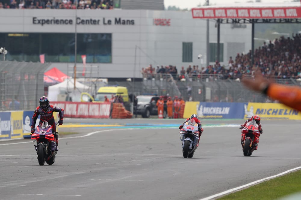 Martin defeats Marquez and Bagnaia in epic Le Mans MotoGP finish - The Race