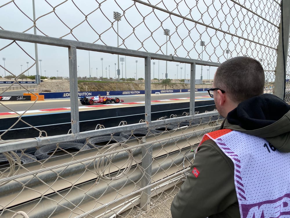 Our first trackside impression of Hamilton and Ferrari from F1 testing ...