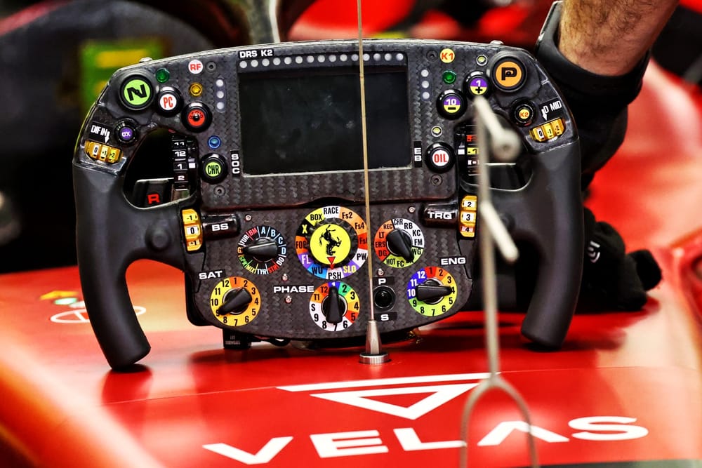 The Hamilton steering wheel changes spotted by 'nerd' Bearman - The Race