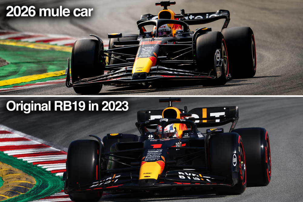 Red Bull mule car debut shows us what to expect from 2026 - The Race