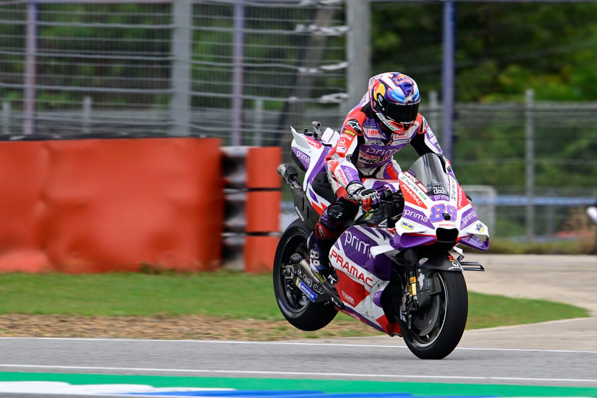 Martin in Thai GP Friday practice sweep despite shunt - The Race