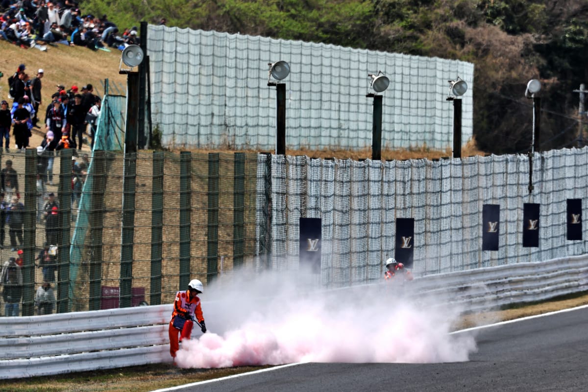 F1's plan to stop grass fires derailing Japanese GP - The Race