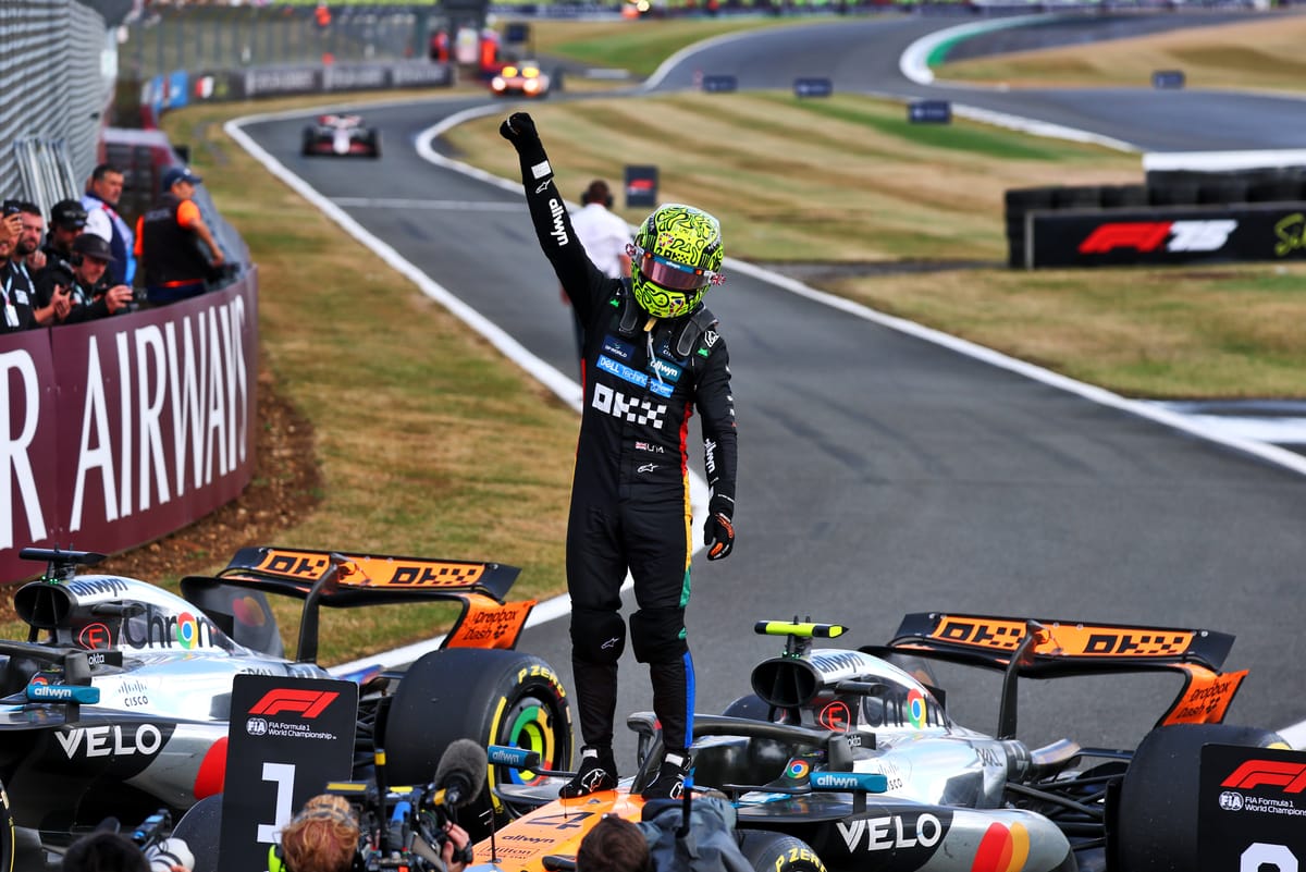 Piastri penalty costs him British GP win to Norris in hectic race - The ...