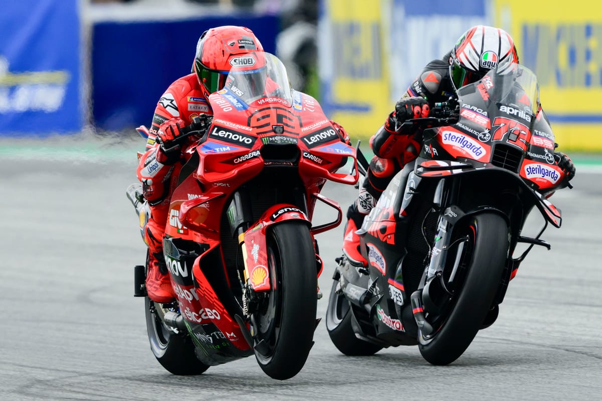 Marquez comes through spectacular Bezzecchi duel for Austrian GP win ...