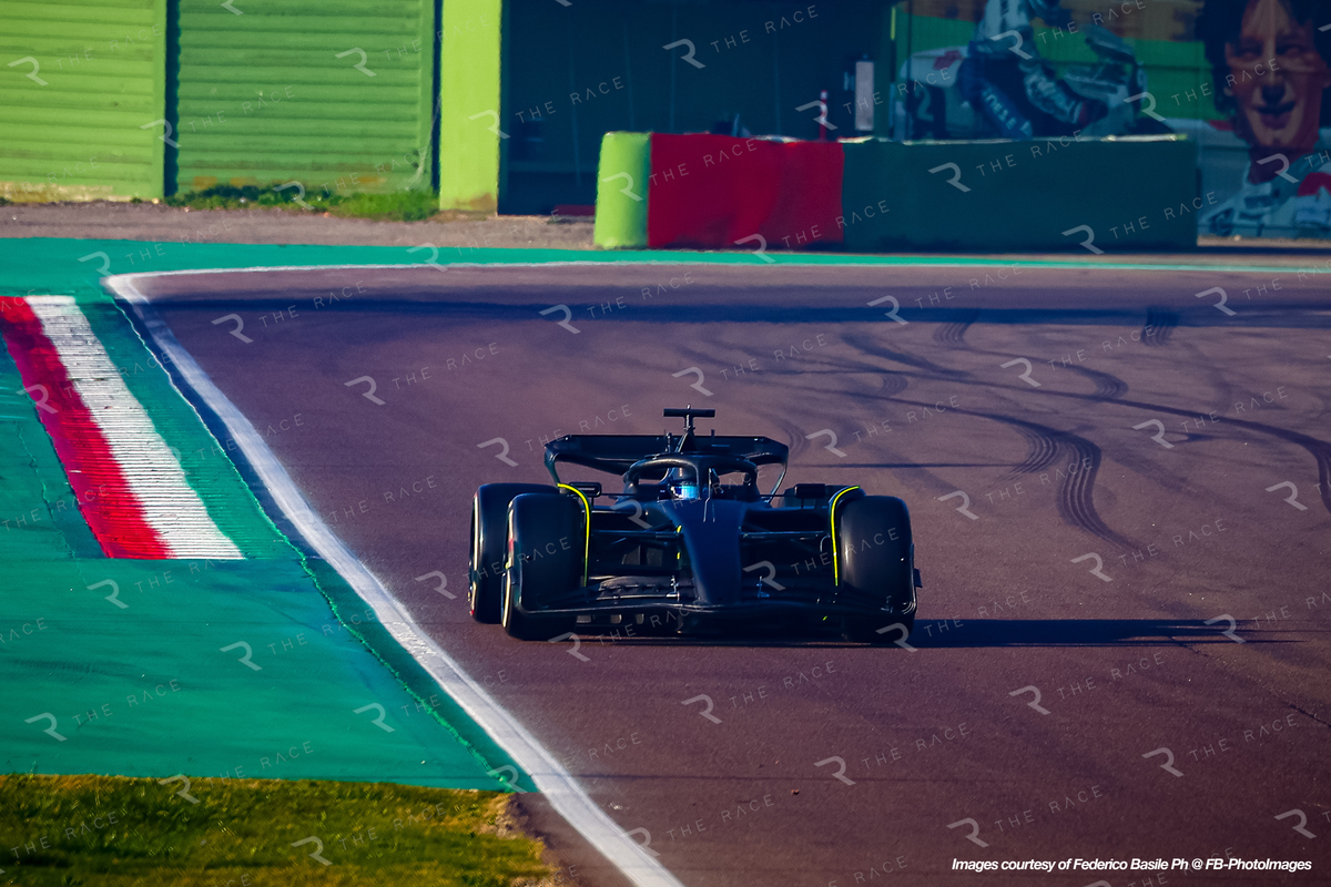 First images from Cadillac and Perez's 2023 Ferrari F1 test - The Race