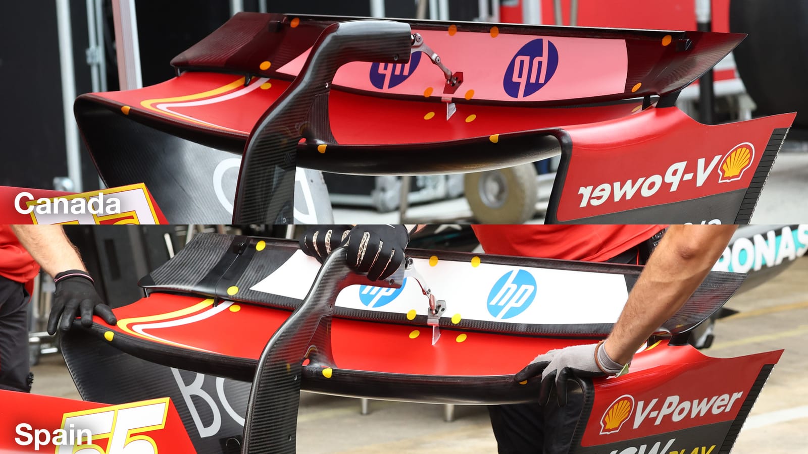 Red Bull and Ferrari debut major F1 upgrades at Spanish GP - The Race