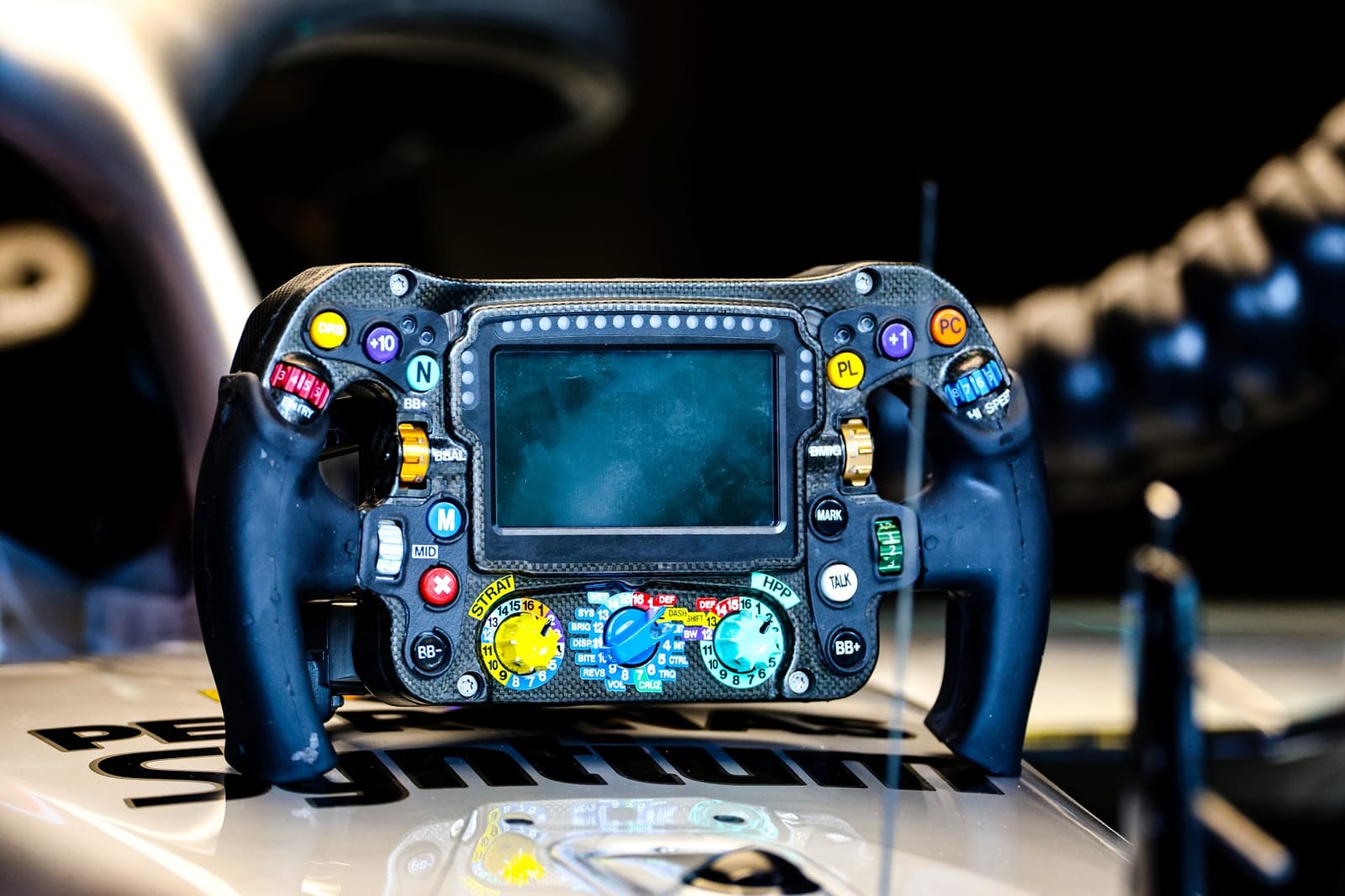 The Hamilton steering wheel changes spotted by 'nerd' Bearman - The Race
