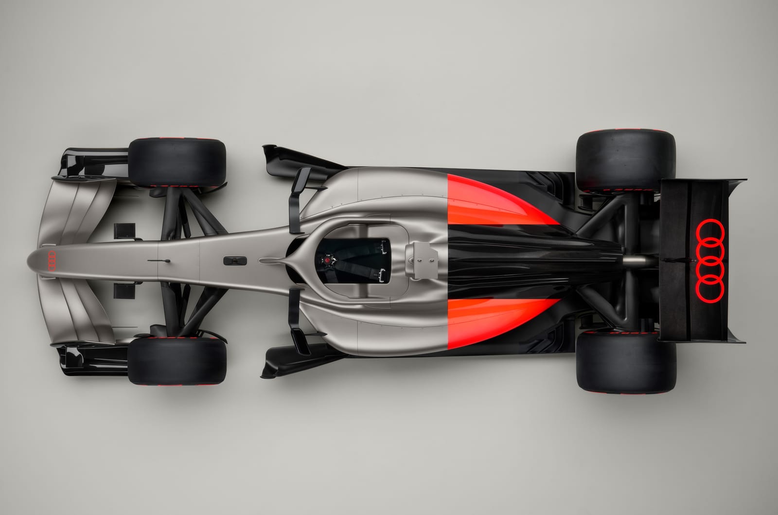 Audi reveals new concept livery for its F1 debut in 2026 - The Race