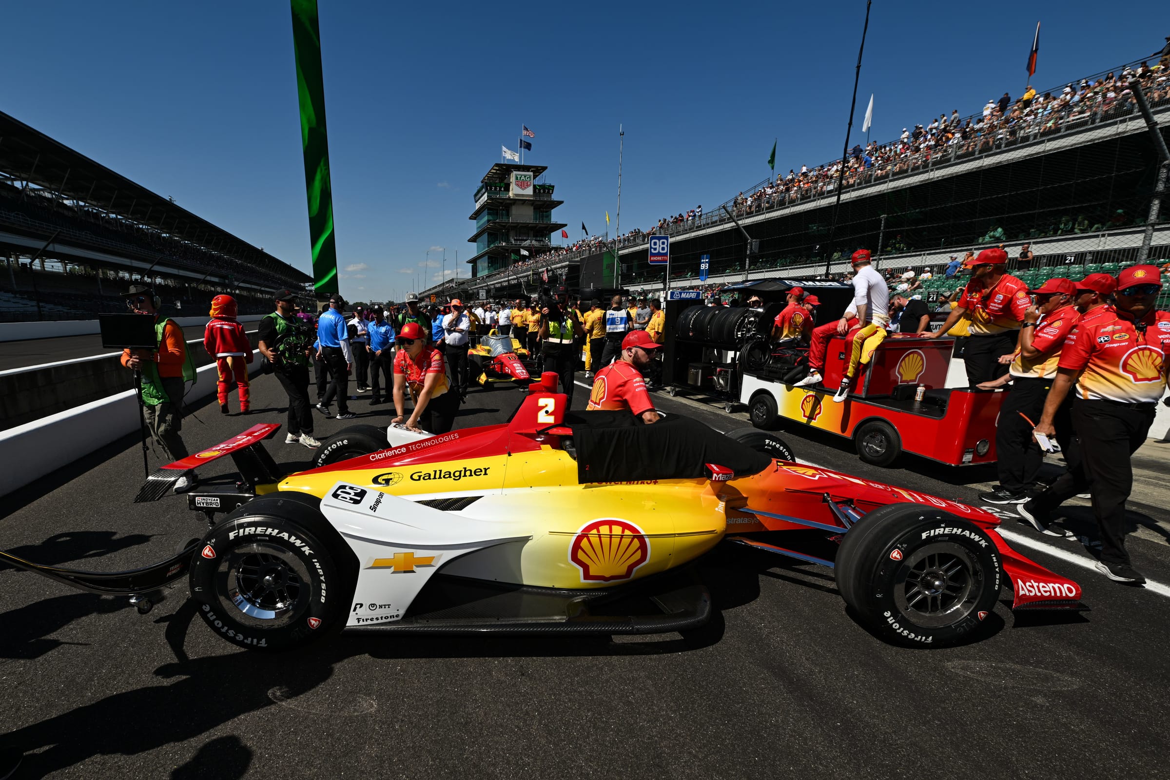 Two Penskes thrown to back of Indy 500 grid for 'clear violation' - The ...